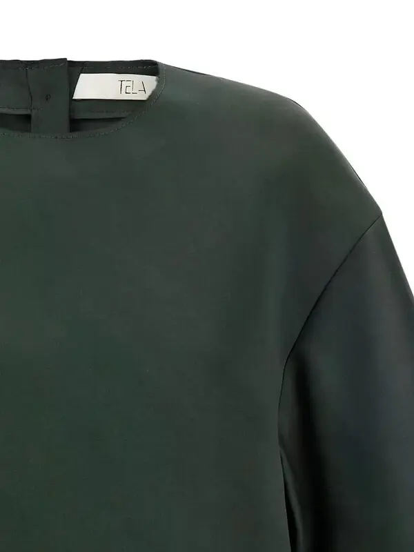 TELA Emily Cropped Blouse