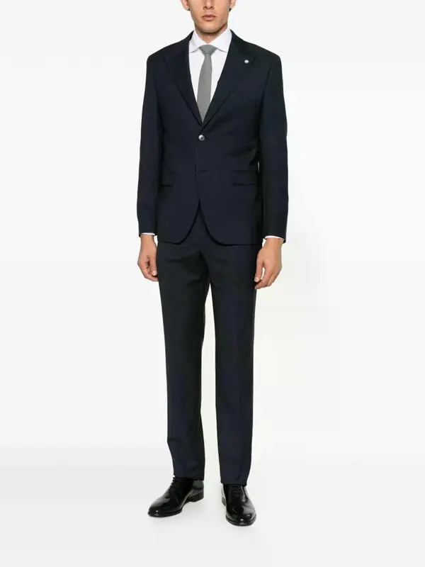 MANUEL RITZ Single-breasted Suit - Blue