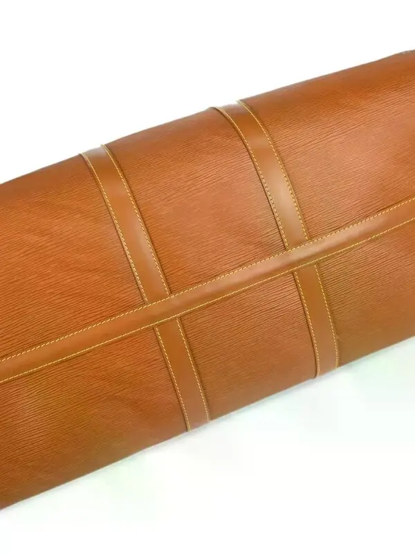 LOUIS VUITTON Keepall 55 Epi Tote Bag - Brown