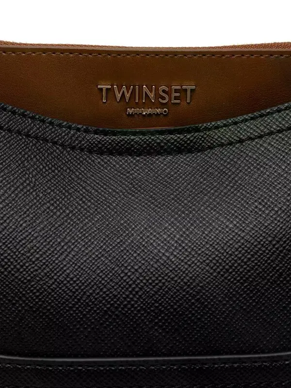 TWINSET Grained-texture Shoulder Bag