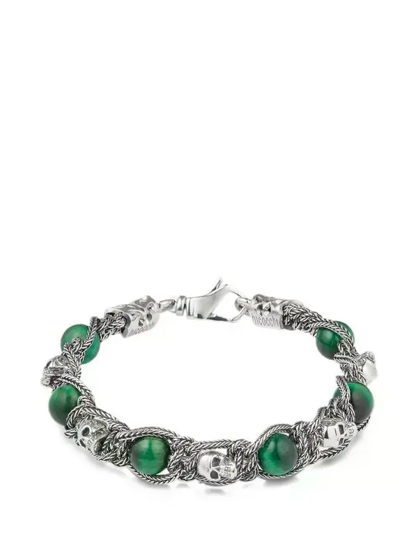 Emanuele Bicocchi Bead Skull Bracelet