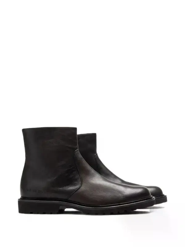 COMMON PROJECTS Calf Leather Ankle Boots - Black