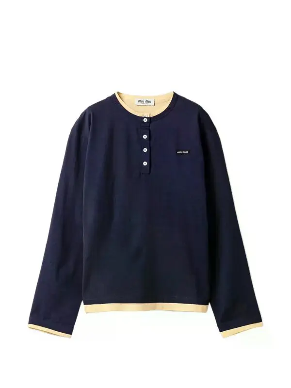 Miu Miu Jersey T-shirt - Blue
