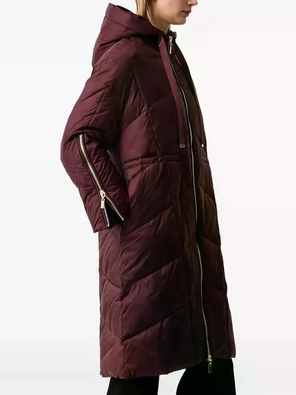 TWINSET Quilted Hooded Jacket