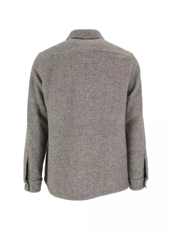 MAZZARELLI Check-pattern Flap-pocket Jacket