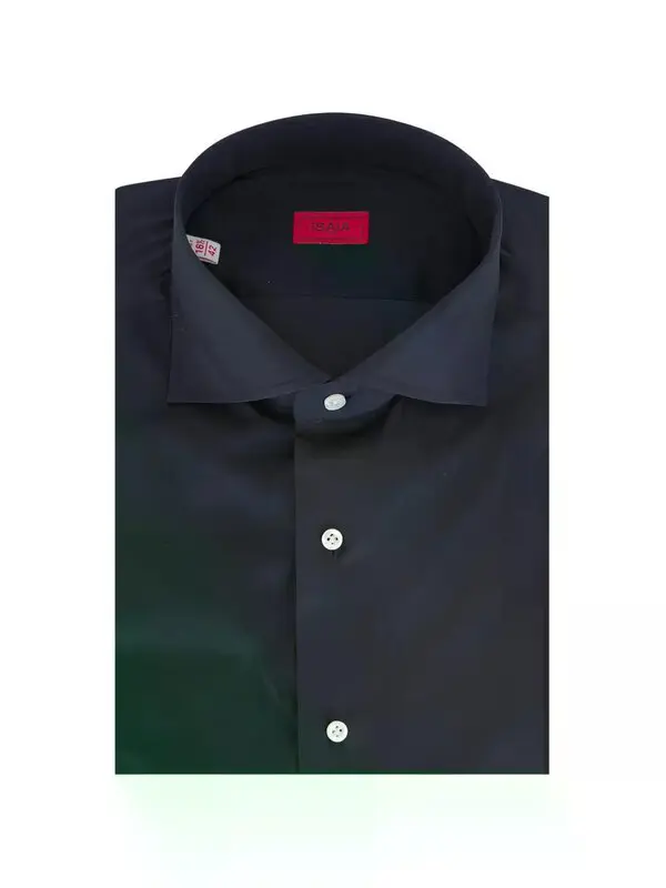 Isaia Spread-collar Button-up Shirt