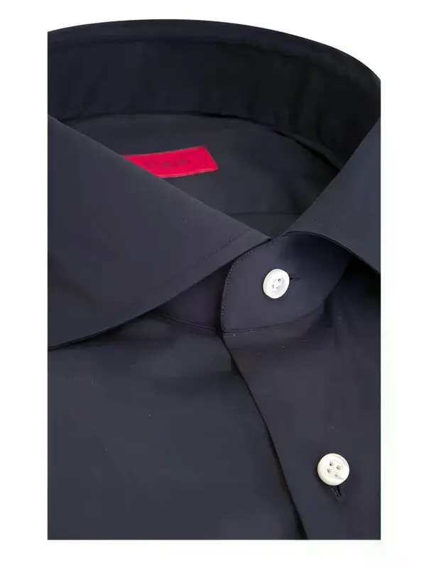 Isaia Spread-collar Button-up Shirt