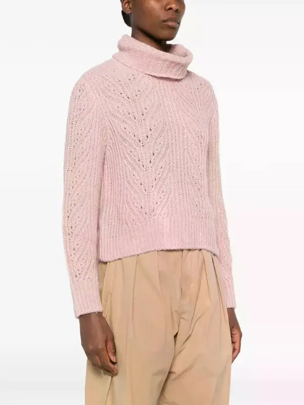 Moncler Cable-knit Roll-neck Sweater
