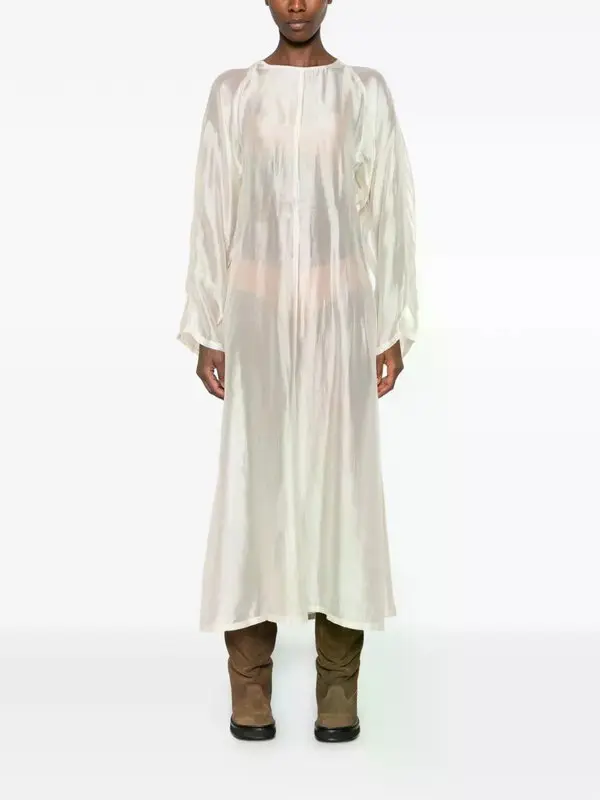Our Legacy Shimmering Open-back Maxi Dress