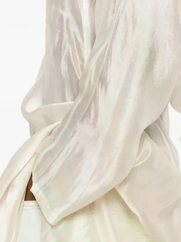 Our Legacy Shimmering Open-back Maxi Dress