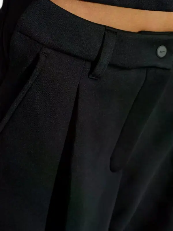 Nike Article Fleece Oversized Mid-rise Wide-leg Pants