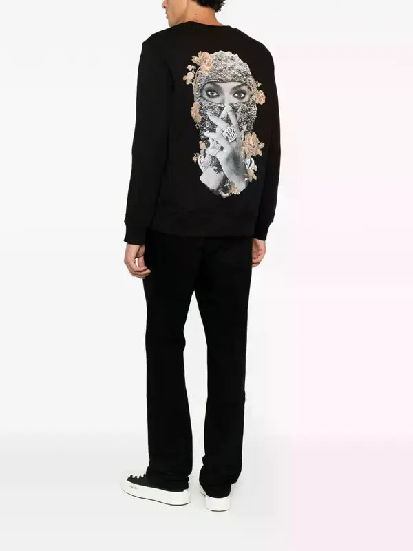 IH NOM UH NIT Graphic-print Crew-neck Sweatshirt