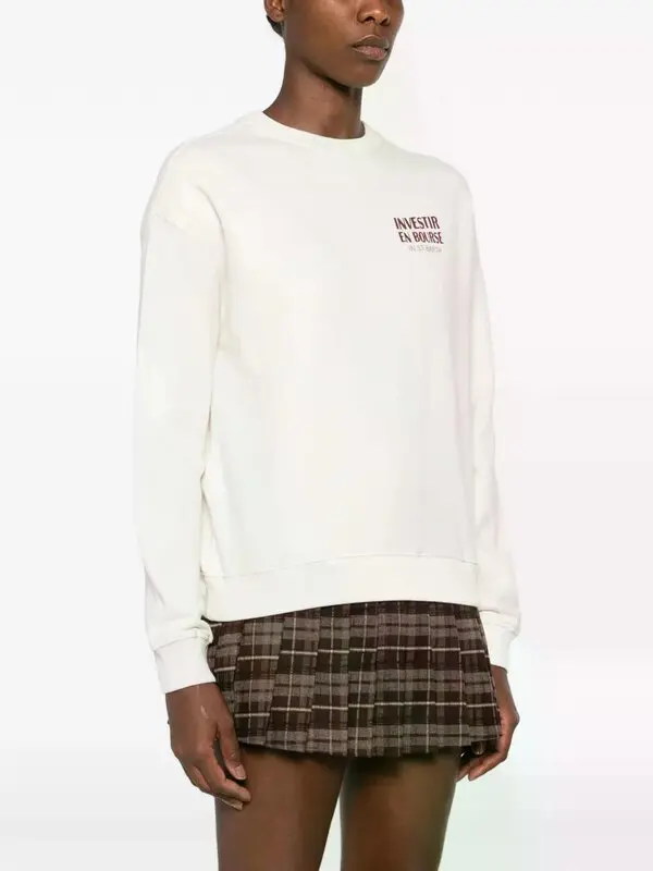 MC2 SAINT BARTH Stardust Slogan-print Crew-neck Sweatshirt