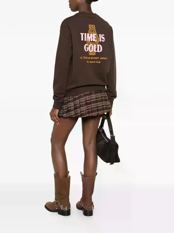 MC2 SAINT BARTH Stardust Graphic-print Sweatshirt - Brown