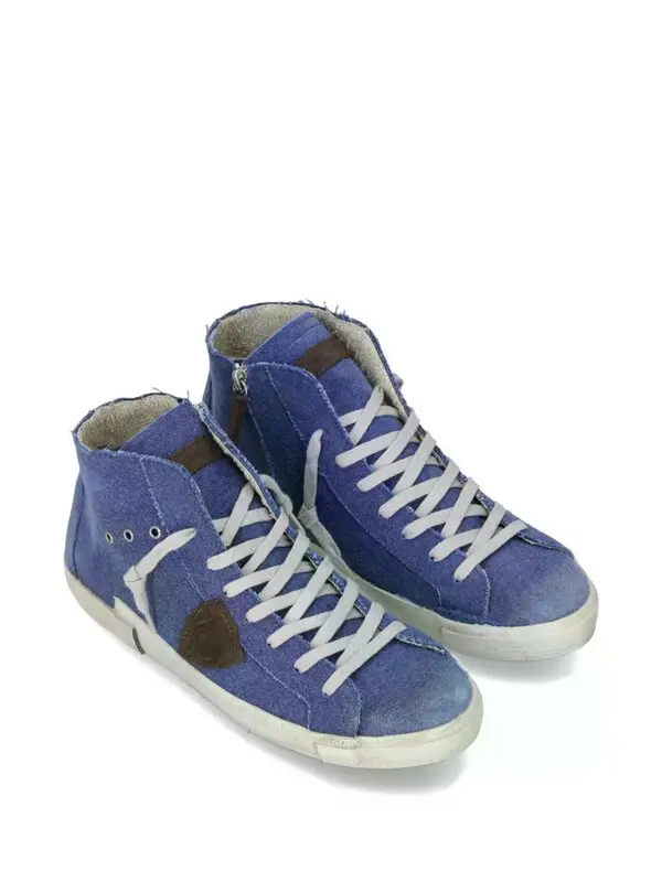 Philippe Model Prsx High-top Canvas Sneakers