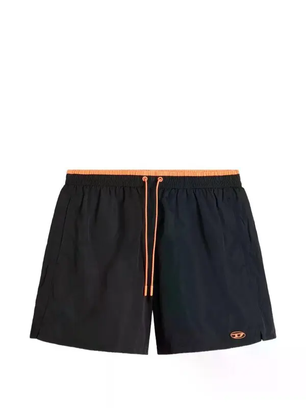 DIESEL® Logo-embroidered Drawstring Swim Shorts