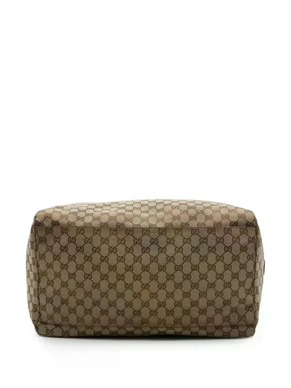 Gucci 2000-2015 Gg Canvas Web Travel Bag