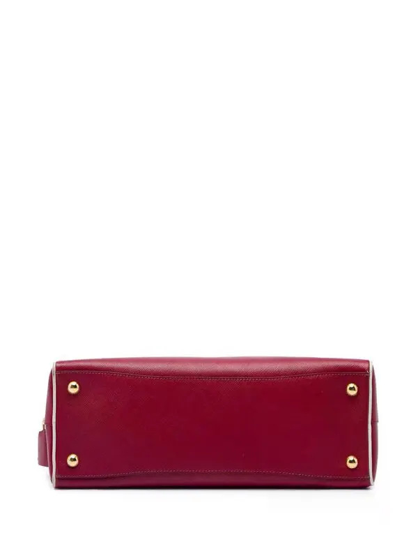 Prada 2010-2026 Saffiano Lux Bowling Handbag