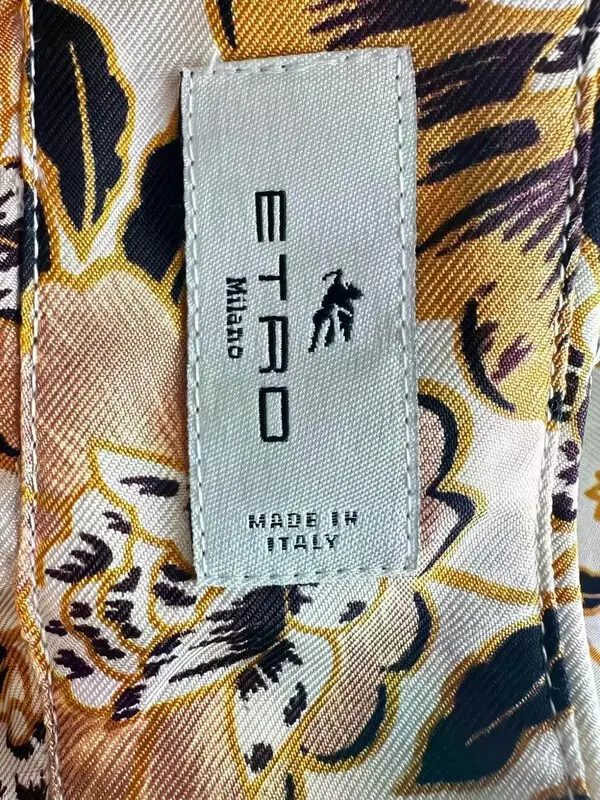 Etro Abstract-print Silk Blouse