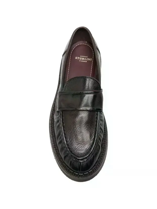 STURLINI FIRENZE Gathered-detail Loafers