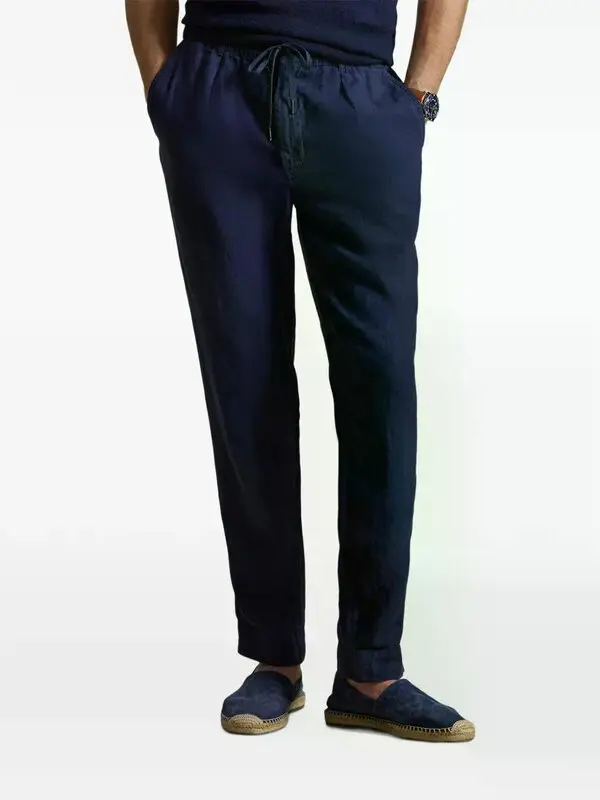 Polo Ralph Lauren Drawstring-waist Linen Trousers