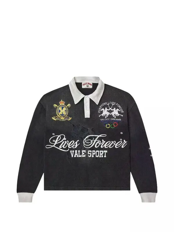 VALE FOREVER Rock Rugby Long-sleeve Polo Shirt
