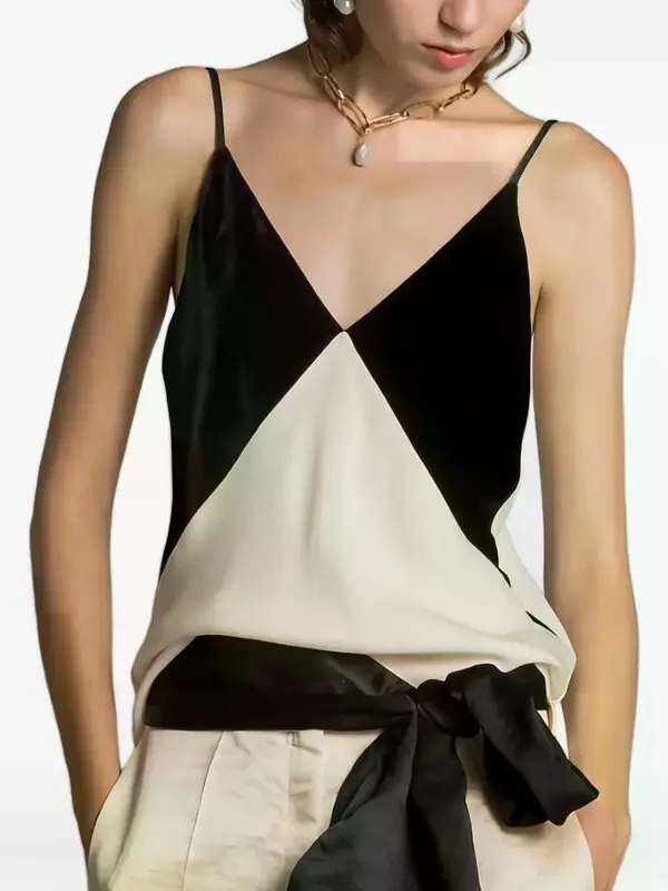 FORTE_FORTE Colour-block Tank Top