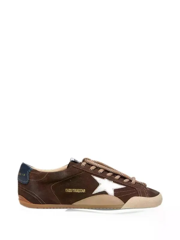GOLDEN GOOSE True Star Suede-upper Leather-star Naplack-heel Sneakers