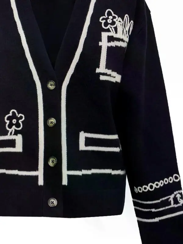 Mira Mikati Trompe L'oeil Cardigan