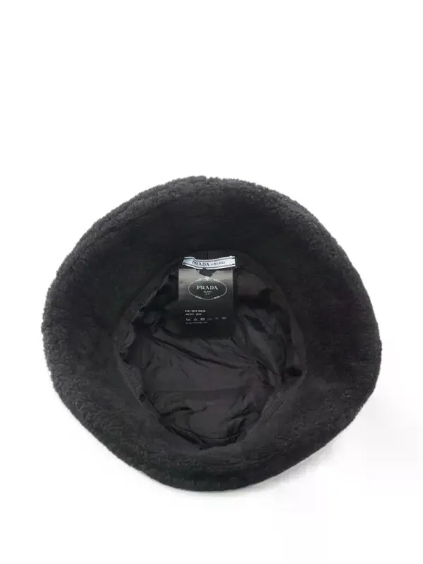 Prada 2010s Triangle-appliqué Bucket Hat