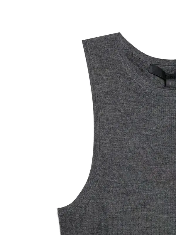 Tibi Cut-out Knit Tank Top