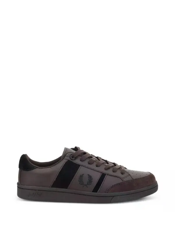 Fred Perry Logo-embroidered Panelled Sneakers
