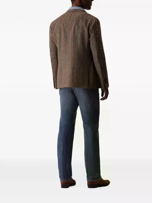 FORTELA Travel Classic Double-breasted Tweed Jacket