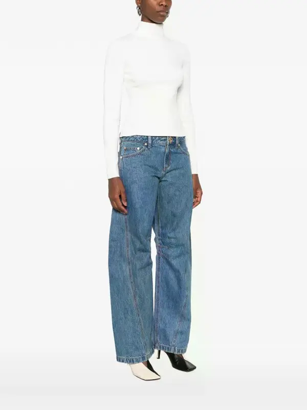 Cult Gaia Deniz Cut-out High-neck Sweater