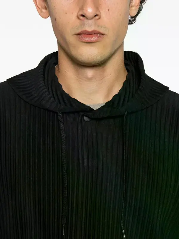 Issey Miyake Plissé-effect Hoodie