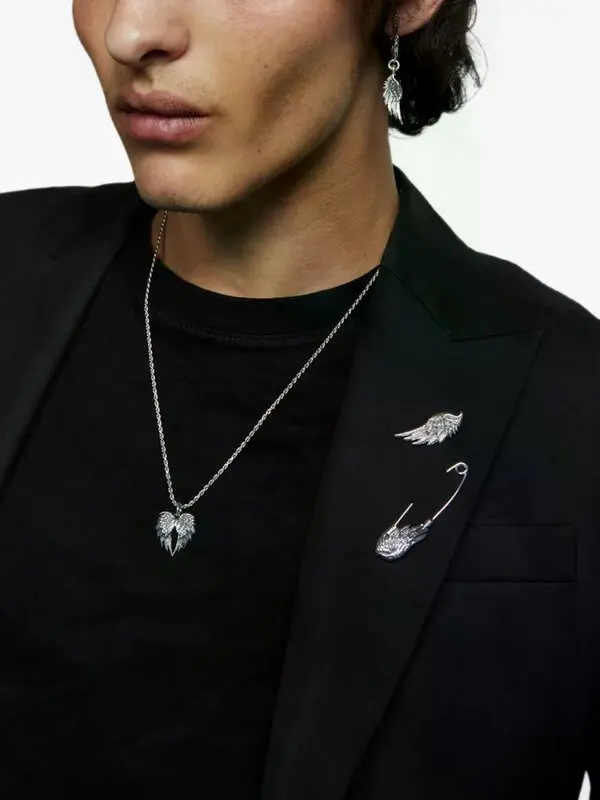Emanuele Bicocchi Ala Pin - Silver