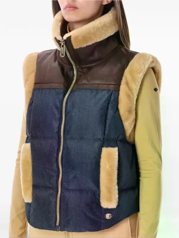 Goldbergh Aya Panelled Quilted Gilet
