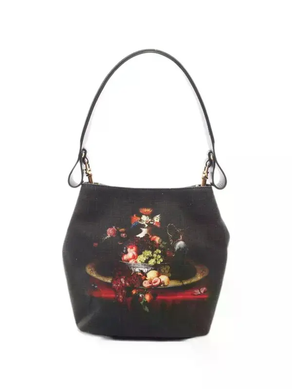 VIVIENNE WESTWOOD Lottie Graphic-print Shoulder Bag - Black