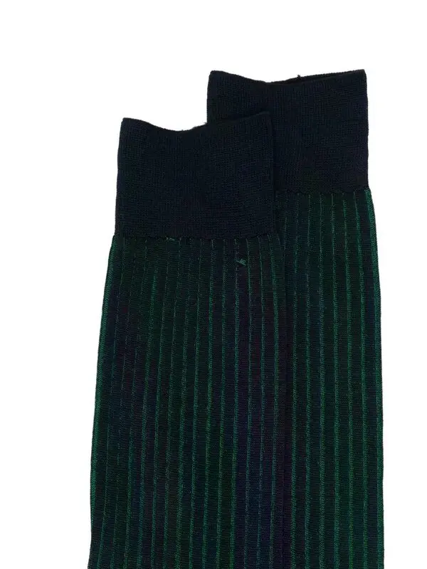 ANT45 Menfi Long Pinstripe Ribbed Socks