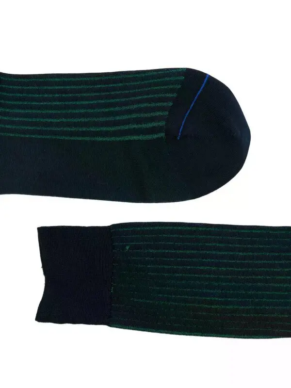 ANT45 Menfi Long Pinstripe Ribbed Socks