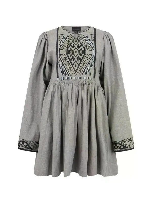 DIESEL® Embroidered Long-sleeve Dress