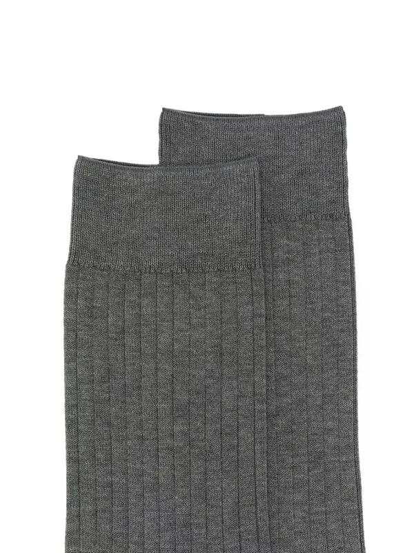 ANT45 Urbana Short Ribbed-knit Socks