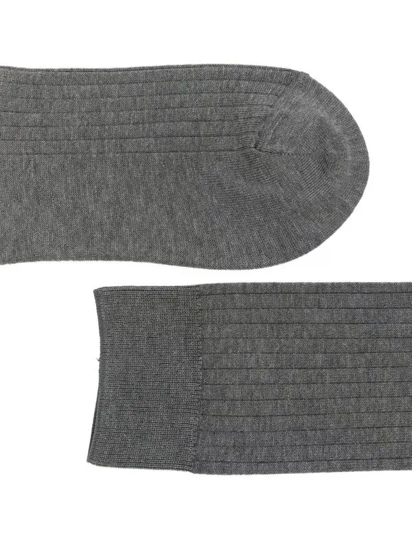 ANT45 Urbana Short Ribbed-knit Socks