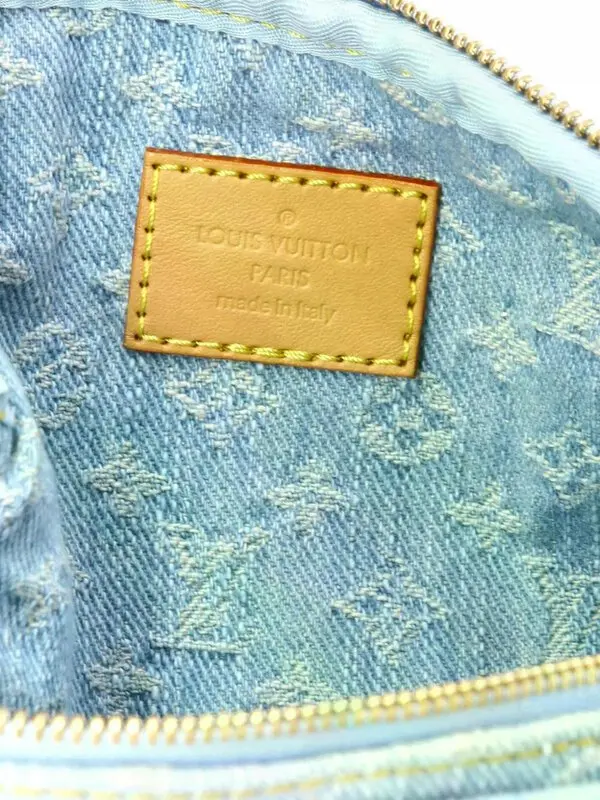 LOUIS VUITTON Bum Bag Monogram Denim Mini Belt Bag