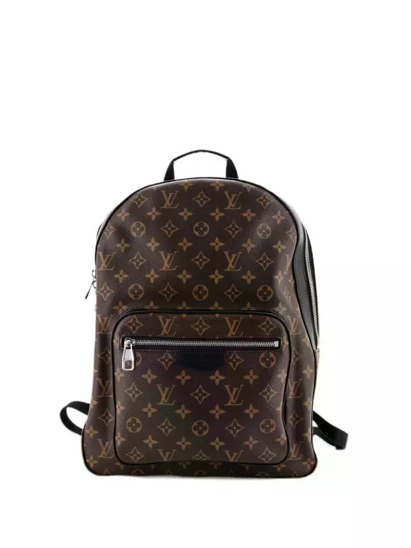LOUIS VUITTON Josh Nm Macassar Monogram Canvas Backpack - Brown