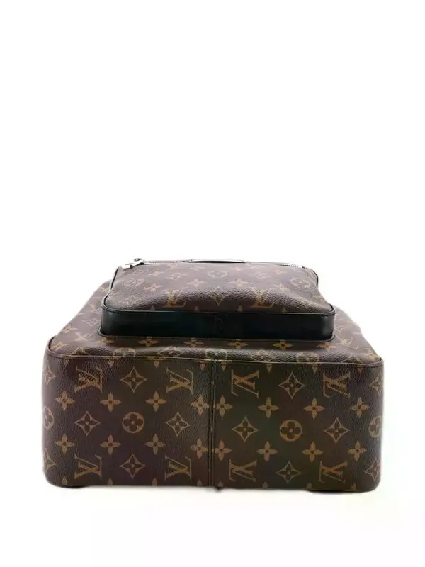 LOUIS VUITTON Josh Nm Macassar Monogram Canvas Backpack - Brown