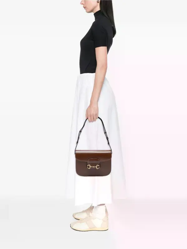 Gucci 2016-2026 Medium Leather Horsebit 1955 Shoulder Bag