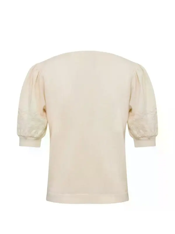 Ulla Johnson Reina Puff-sleeve Sweater - Neutrals