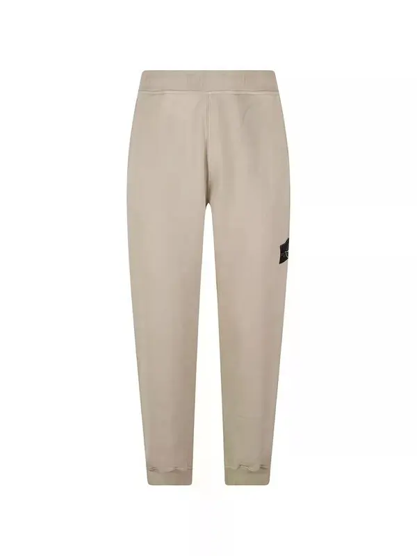 Stone Island 6200012 Brushed Organic-cotton Fleece Joggers - Neutrals