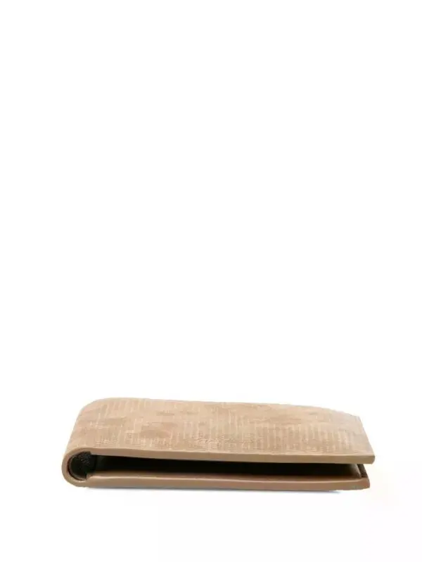 Loro Piana 2013-2026 Textured Calfskin Extra Compact Wallet Small Wallets